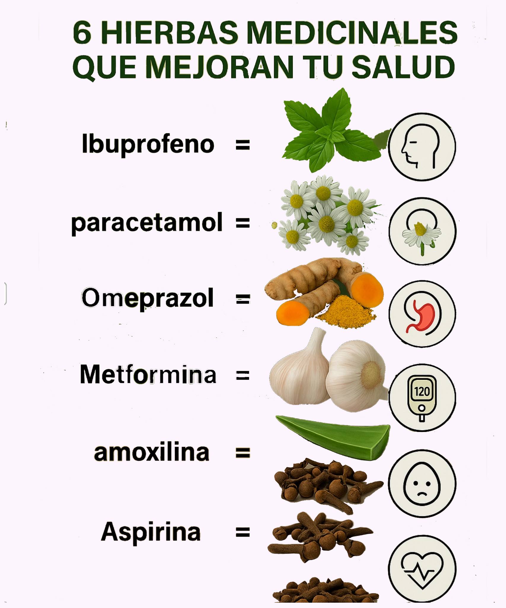 El Poder Curativo de 6 Plantas que Pueden Reemplazar Tus Medicinas - Wowug