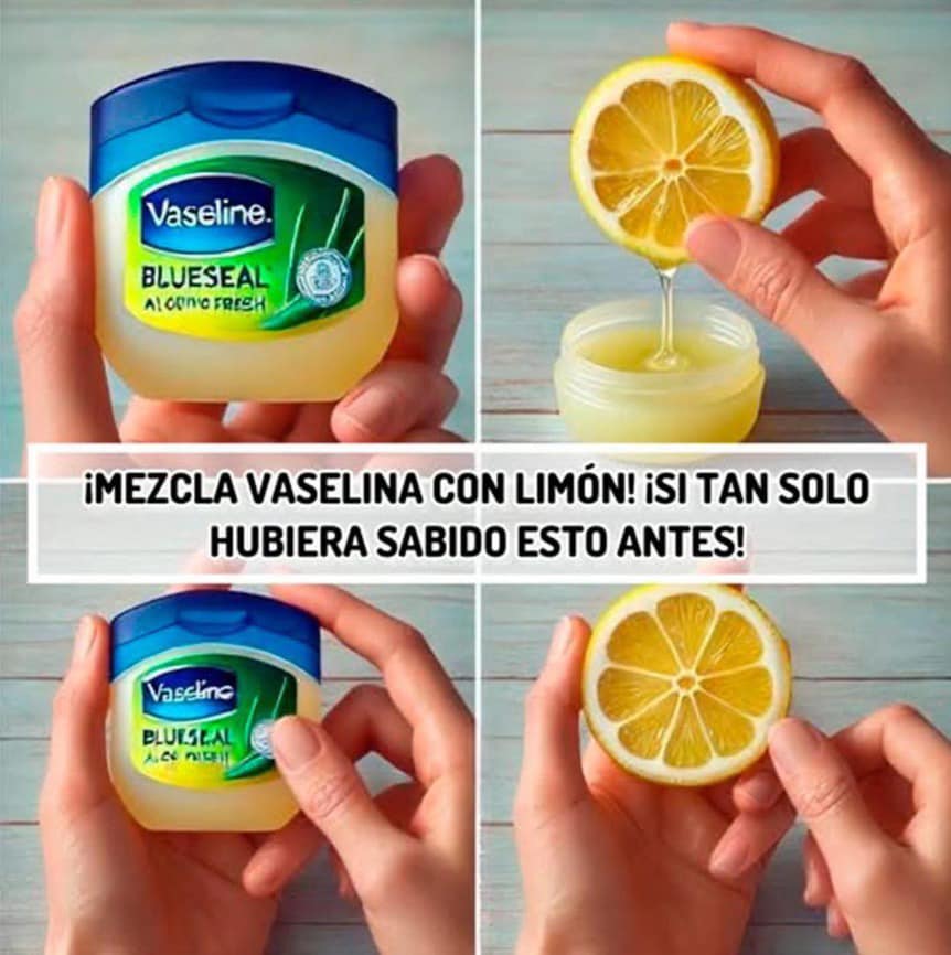 MEZCLA VASELINA CON LIMÓN Y ¡TE SORPRENDERÁS! - Wowug