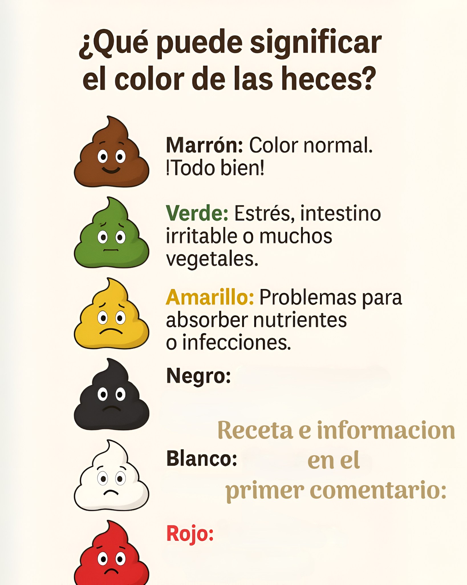 EL COLOR DE TUS HECES : Una Guía para Interpretar tu Salud - Wowug