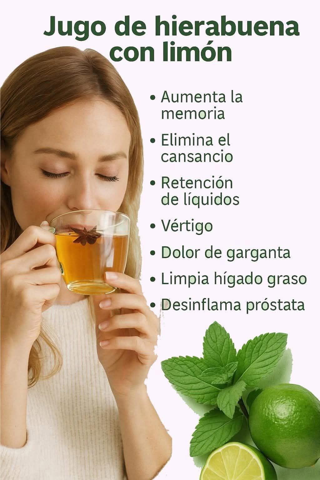 JUGO DE HIERBA BUENA CON LIMON: Una Bebida Refrescante y Saludable - Wowug