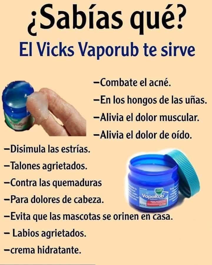 LOS SORPRENDENTES BENEFICIOS DEL VICKS VAPORUB PARA LA SALUD - Wowug