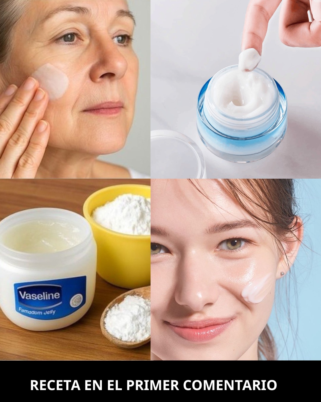 Crema Casera con Vaselina que Rejuvenece la Piel al Instante - Wowug